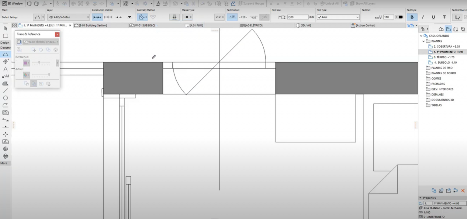 ARCHICAD 23 – COTAS – Digital.Arq