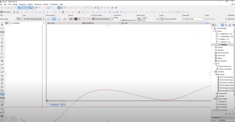ARCHICAD 23 – INSERIR DWG E MODELAR TERRENO – Digital.Arq